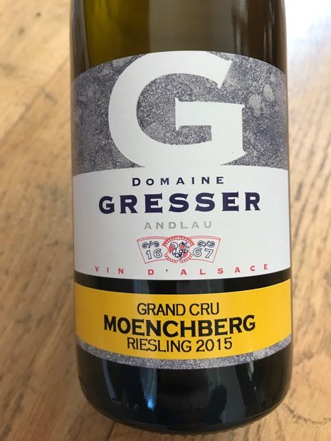 2019 Domaine Gresser Riesling Moenchberg, France, Alsace, Alsace Grand ...