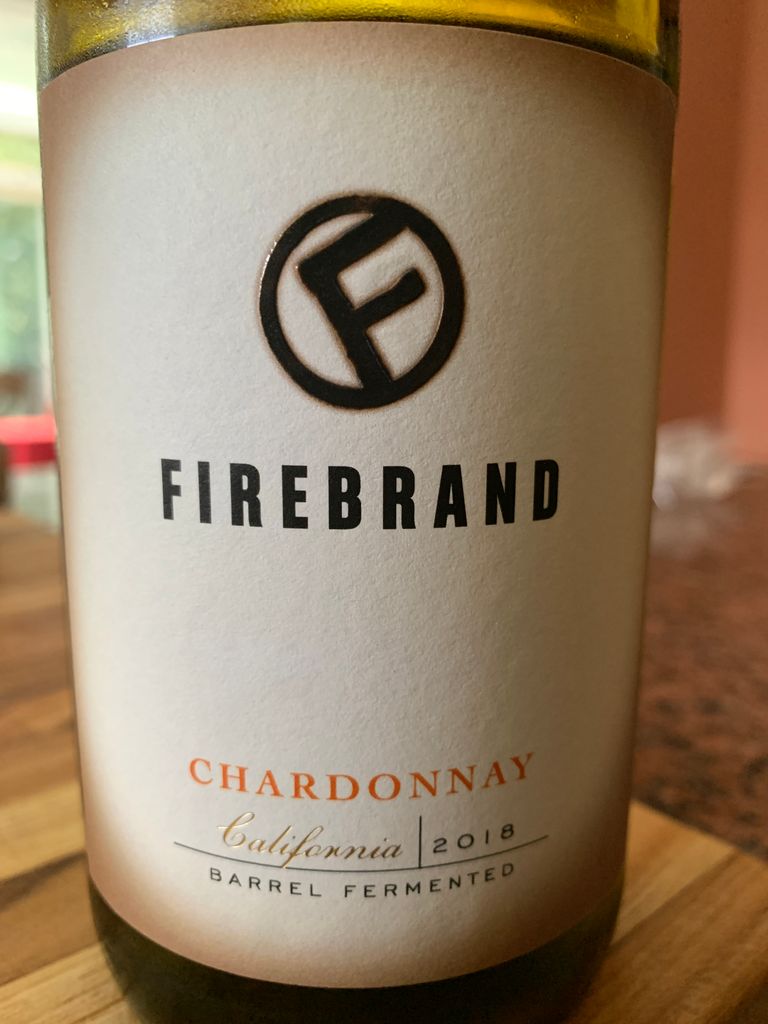 2018 Firebrand Wines Chardonnay, USA, California - CellarTracker