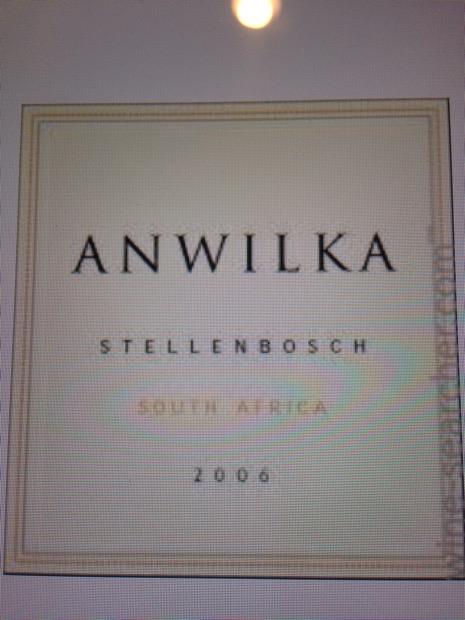 2006 Anwilka, South Africa, Coastal Region, Stellenbosch - CellarTracker