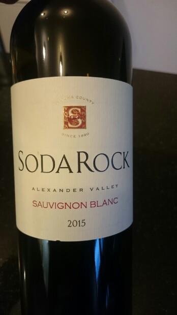 2015 Soda Rock Winery Sauvignon Blanc, USA, California, Sonoma County ...