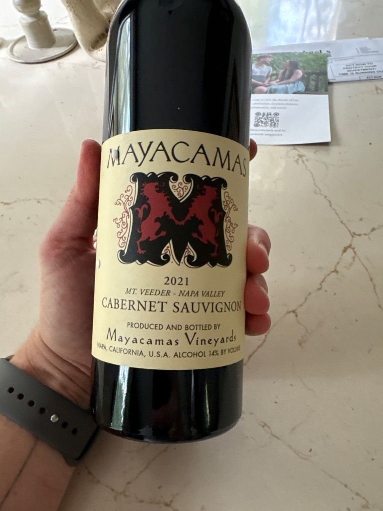 2021 Mayacamas Vineyards Cabernet Sauvignon, USA, California, Napa ...