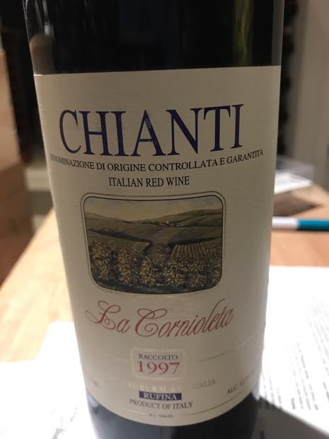 1997 La Cornioleta Chianti Rùfina, Italy, Tuscany, Chianti, Chianti ...
