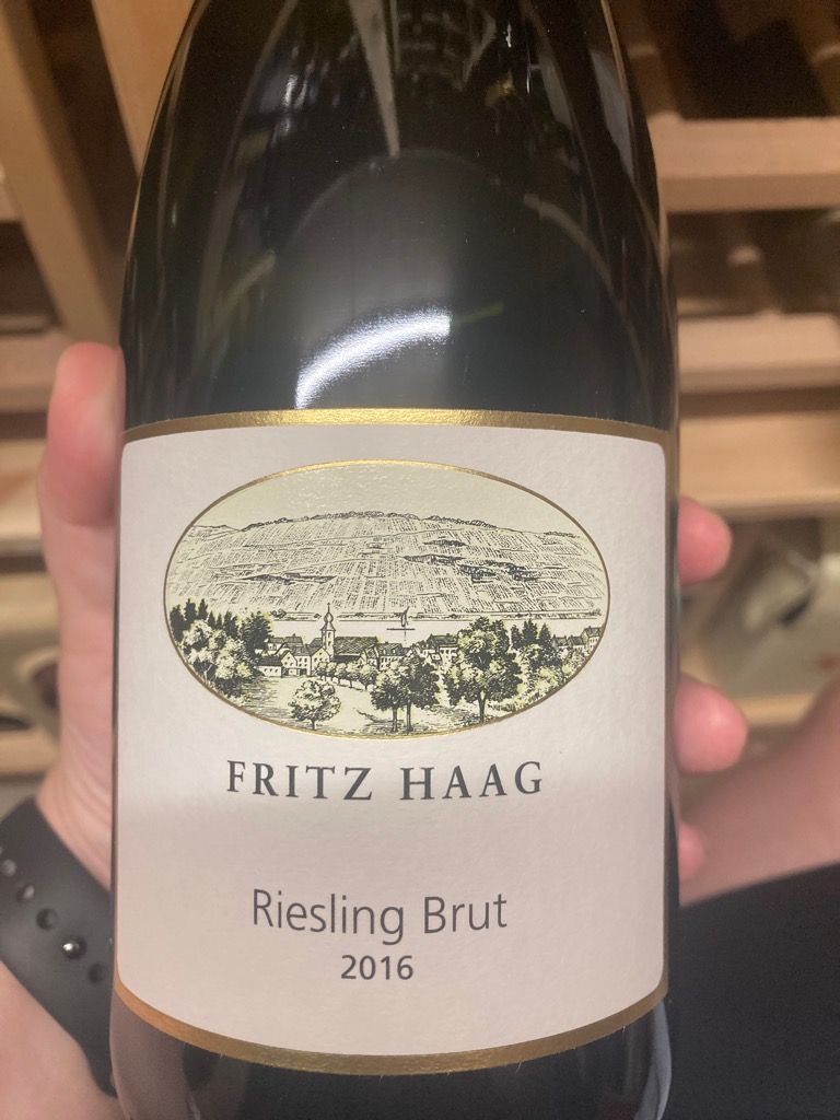 2016 Fritz Haag Riesling Brut, Germany, Mosel Saar Ruwer - CellarTracker