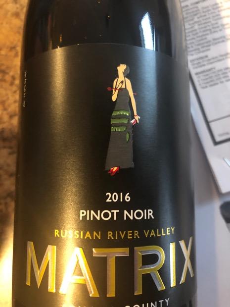 2016 Matrix Pinot Noir, USA, California, Sonoma County, Russian River ...