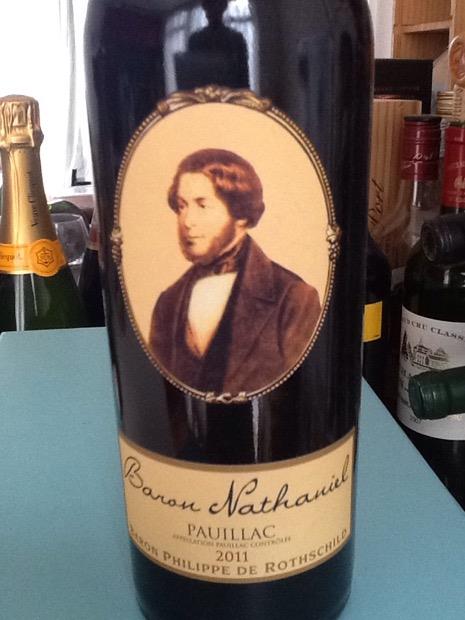 2011 Baron Nathaniel / Baron Philippe De Rothschild, France, Bordeaux ...