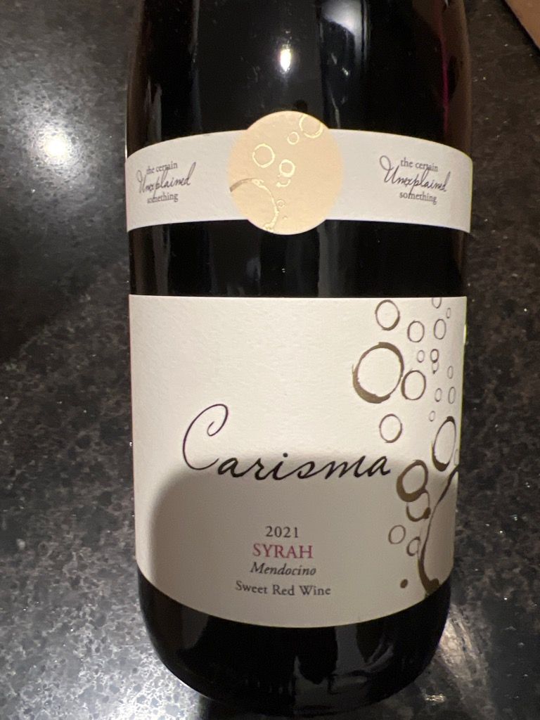 2021 McNab Ridge Syrah Carisma, USA, California, North Coast, Mendocino ...