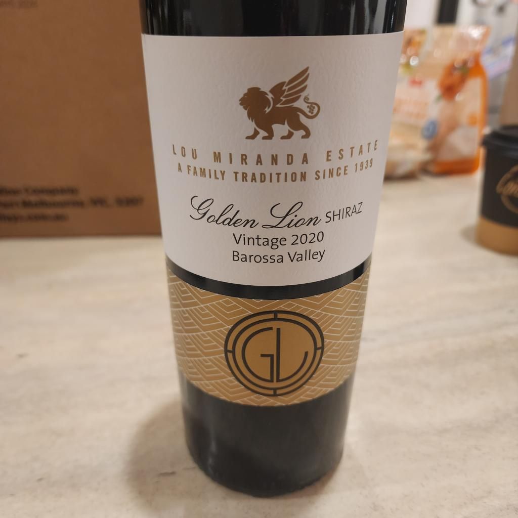 2022 Lou Miranda Estate Shiraz Golden Lion, Australia, South Australia ...