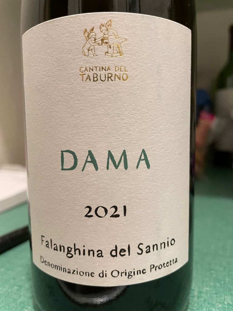 2021 Cantina del Taburno Falanghina del Sannio Dama, Italy, Campania ...