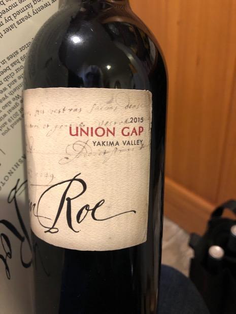 2015 Owen Roe Union Gap Vineyard, USA, Washington, Columbia Valley ...