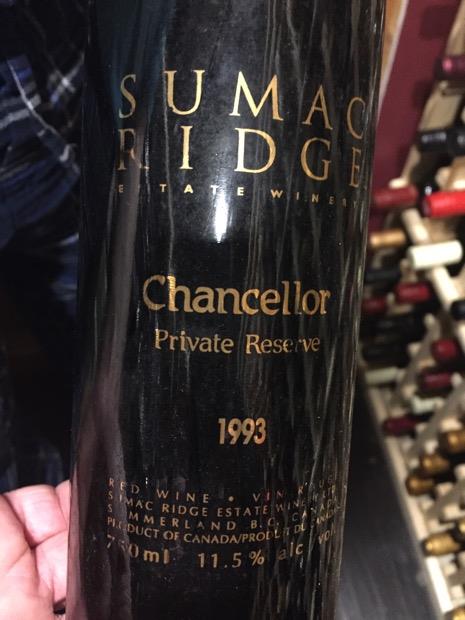 1992 Sumac Ridge Chancellor, Canada, British Columbia, Okanagan Valley ...