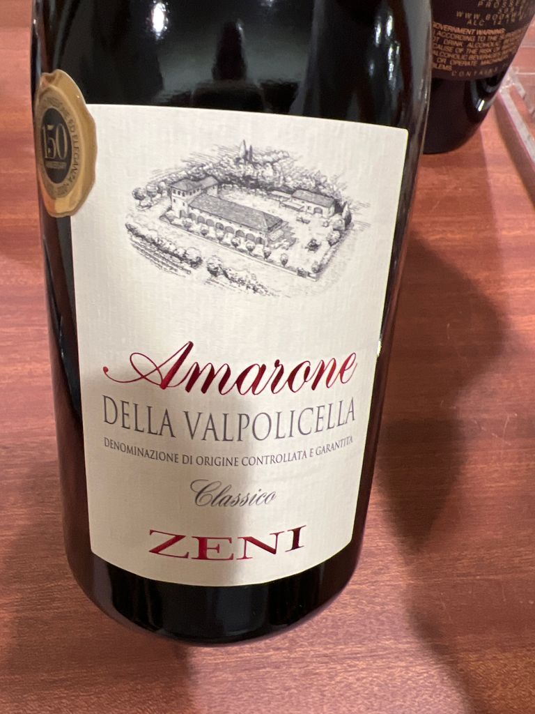 2018 Zeni Amarone della Valpolicella, Italy, Veneto, Valpolicella ...