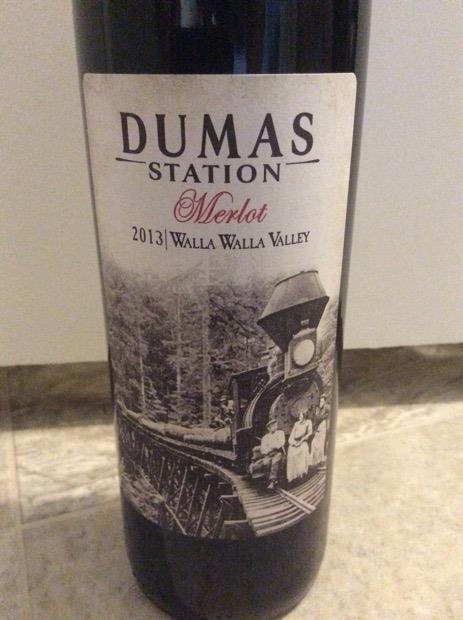 2013 Dumas Station Merlot Estate, USA, Washington, Columbia Valley ...