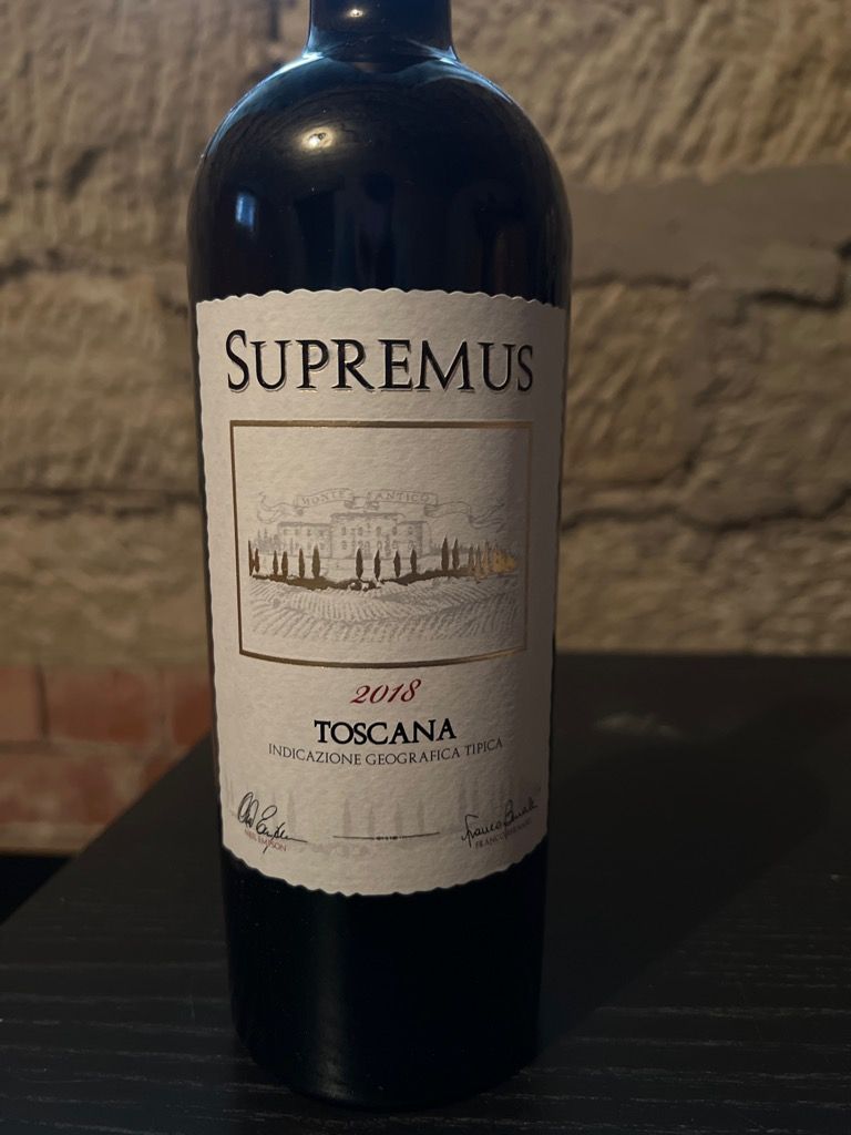 2019 Monte Antico Supremus Toscana IGT, Italy, Tuscany, Toscana IGT ...