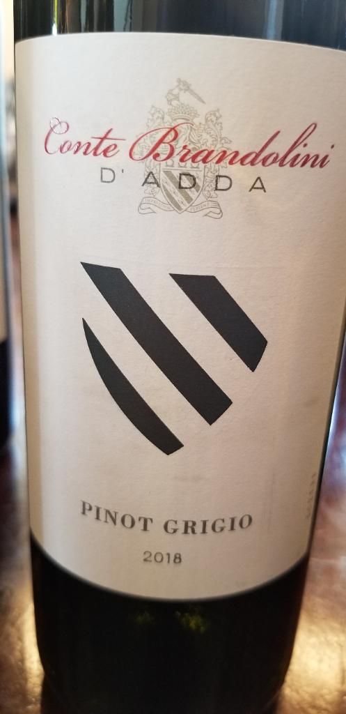 2018 Conte Brandolini d'Adda Pinot Grigio, Italy, Friuli-Venezia Giulia ...