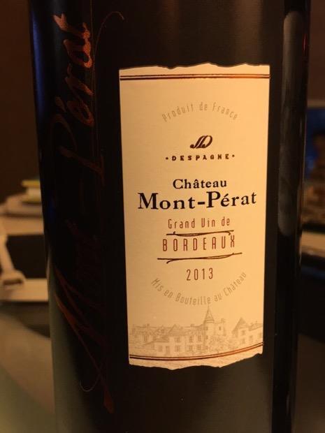2013 Château Mont-Pérat Bordeaux Blanc, France, Bordeaux - CellarTracker