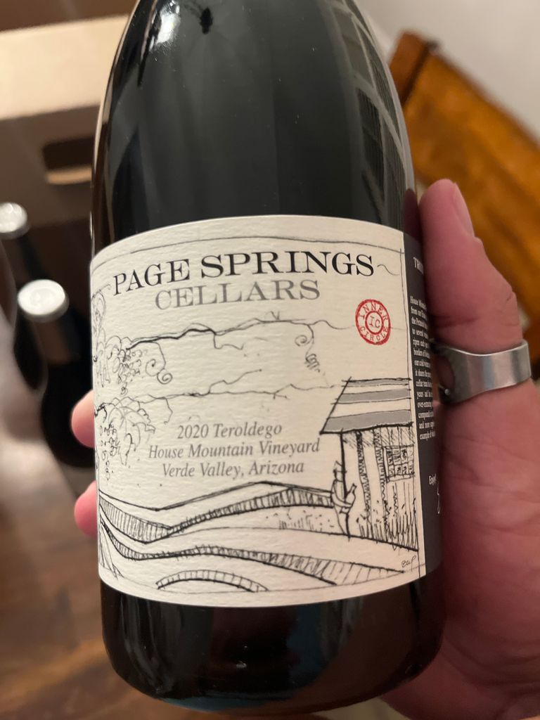 2020 Page Springs Cellars Teroldego House Mountain Vineyard, USA ...