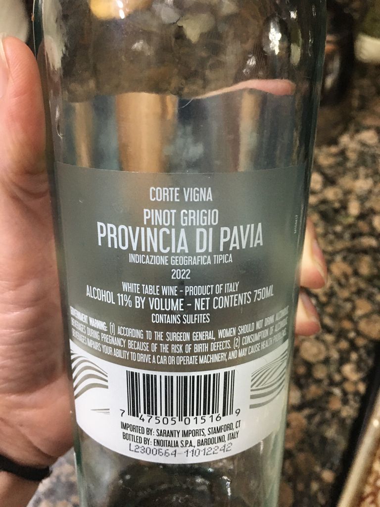 2022 Enoitalia Pinot Grigio Corte Vigna, Italy, Delle Venezie ...