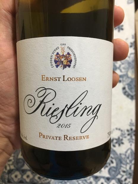 2017 Ernst Loosen Riesling Private Reserve, Germany, Mosel Saar Ruwer ...
