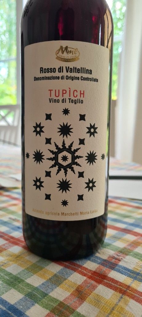 2020 Marchetti Maria Luisa Rosso di Valtellina Tupich, Italy, Lombardia ...