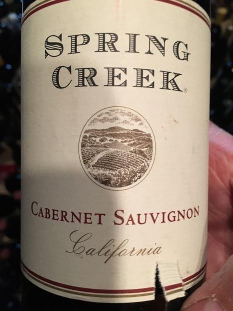 1994 Spring Creek Cabernet Sauvignon Special Reserve, USA, California ...