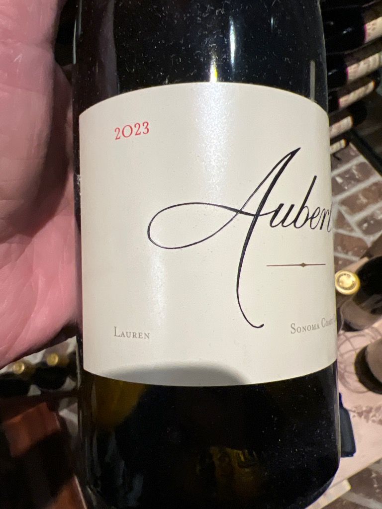 Community Tasting Note - 2023 Aubert Chardonnay Lauren Estate Vineyard - CellarTracker