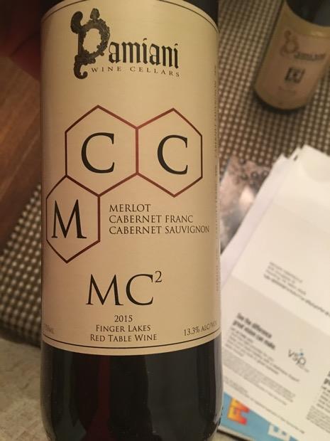 2015 Damiani Wine Cellars MC2, USA, New York, Finger Lakes, Seneca Lake ...