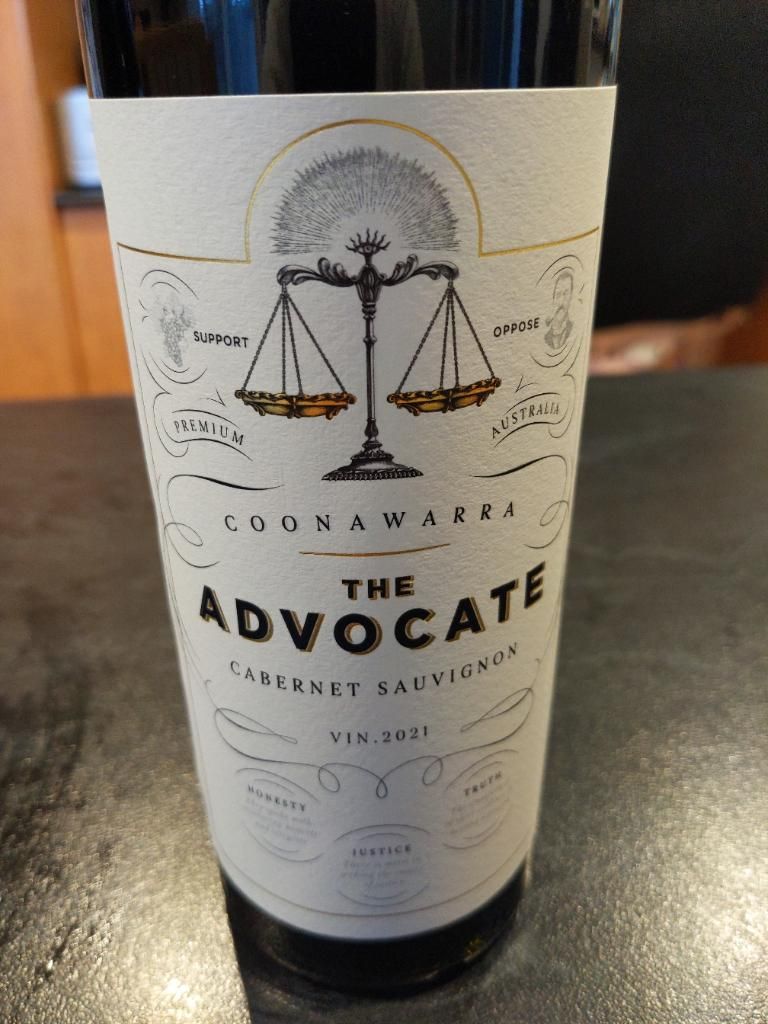 2021 Pinnacle Drinks Cabernet Sauvignon The Advocate, Australia, South ...
