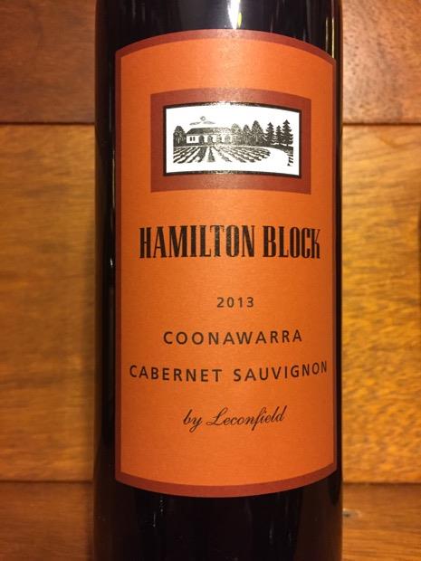 2013 Leconfield Cabernet Sauvignon Hamilton Block, Australia, South ...