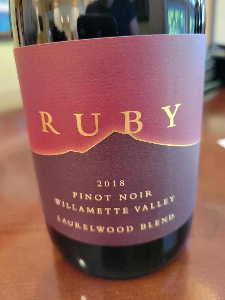 2021 Ruby Vineyard Pinot Noir Laurelwood Blend Chehalem Mountains, USA, Oregon, Willamette ...