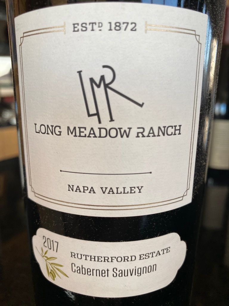 2018 Long Meadow Ranch Cabernet Sauvignon Rutherford Estate Vineyard ...