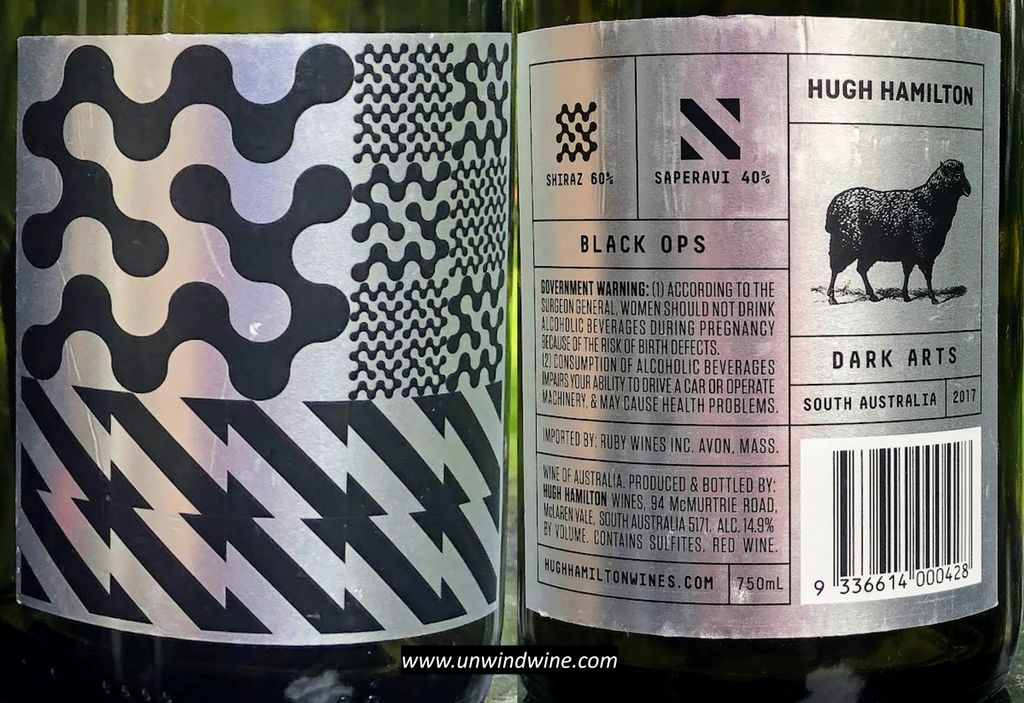 2017 Hugh Hamilton Black Ops Shiraz Saperavi, Australia, South ...