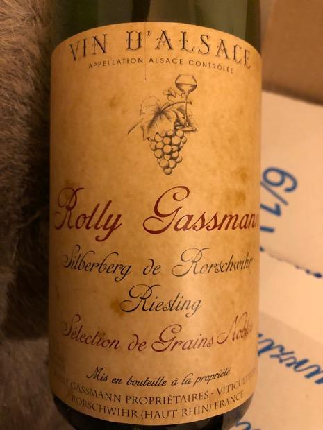 2009 Rolly Gassmann Riesling Silberberg de Rorschwihr, France, Alsace ...
