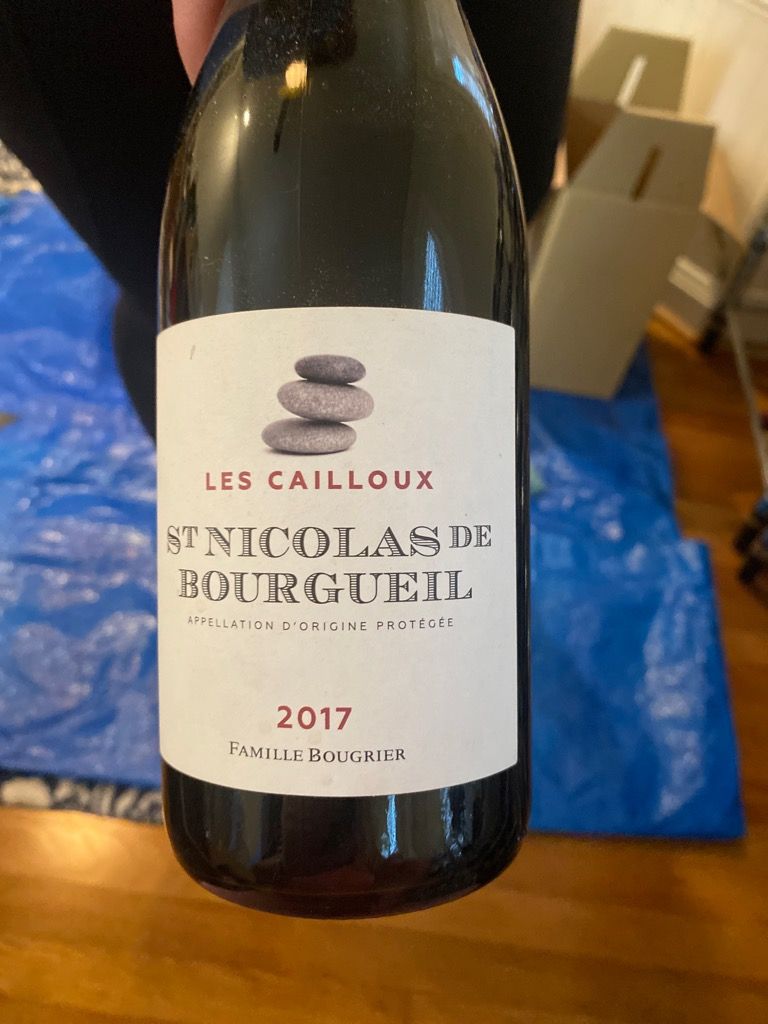 2017 Famille Bougrier Saint-Nicolas-de-Bourgueil Les Cailloux, France, Loire Valley, Touraine ...