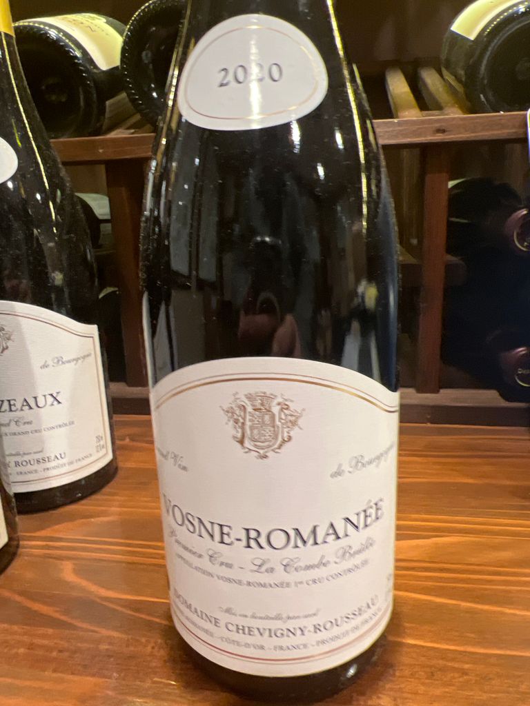 2020 Domaine Chevigny-Rousseau Vosne-Romanée 1er Cru La Combe Brûlée ...