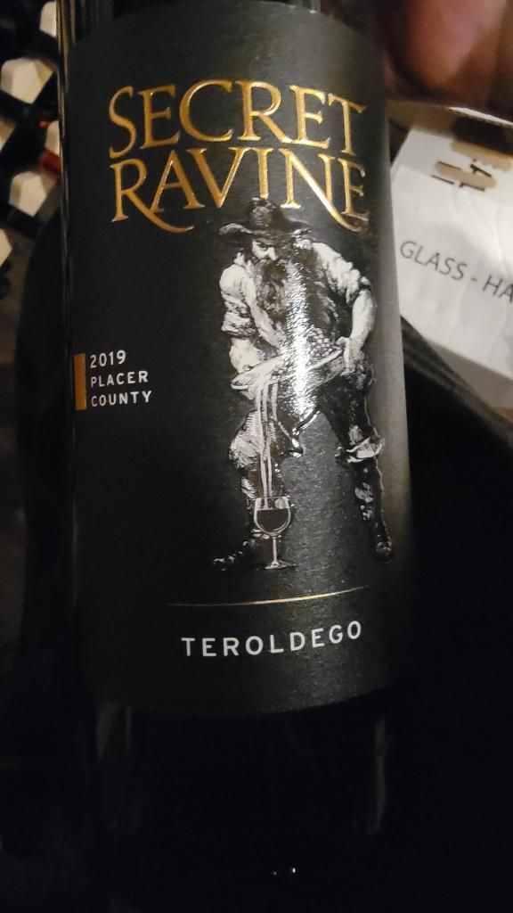 2020 Secret Ravine Teroldego, USA, California, Sierra Foothills, Placer ...