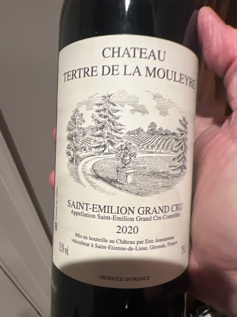 2023 Château Tertre de la Mouleyre, France, Bordeaux, Libournais, St ...