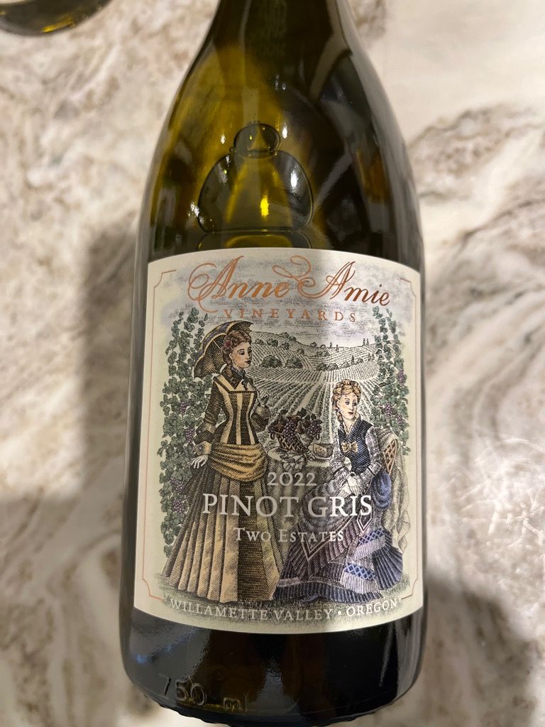 2022 Anne Amie Pinot Gris Two Estates, USA, Oregon, Willamette Valley ...