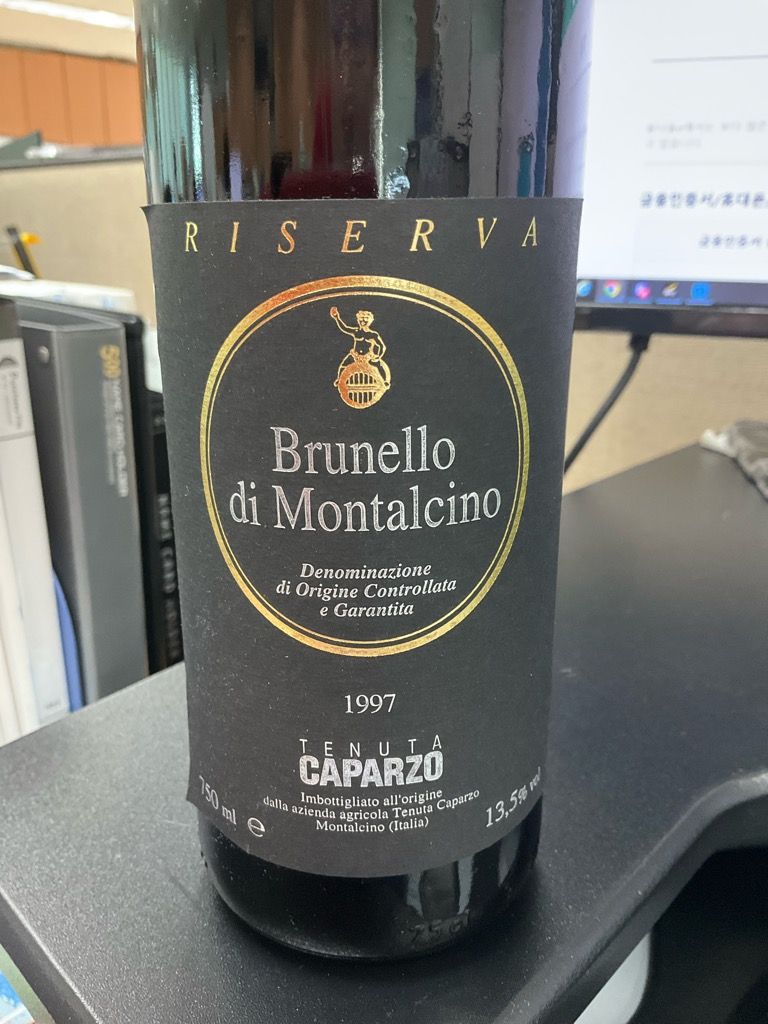 1997 Tenuta Caparzo Brunello di Montalcino Riserva, Italy, Tuscany ...