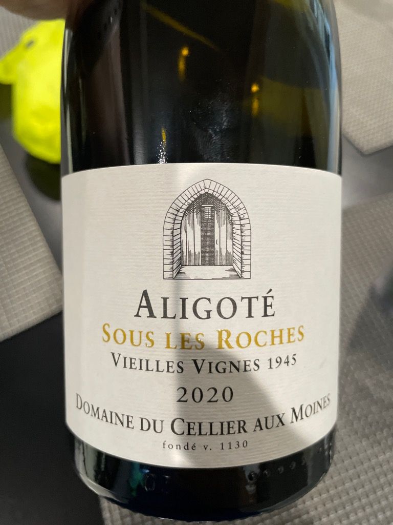 2022 Domaine du Cellier aux Moines Bourgogne-Aligoté Sous les Roches ...