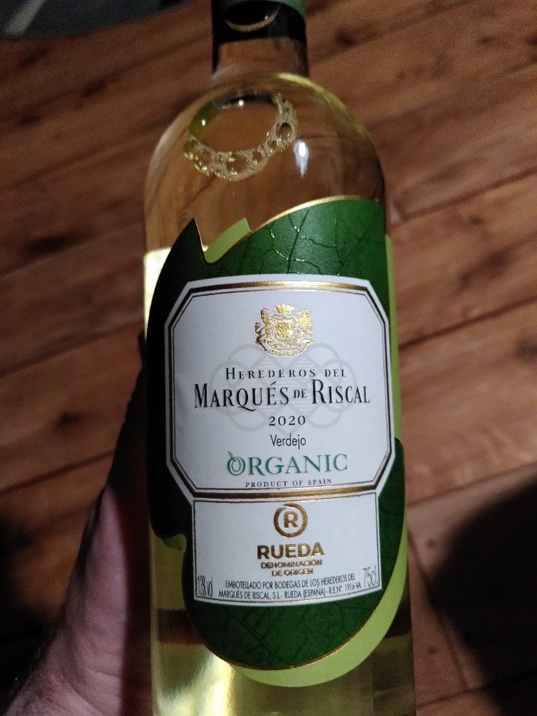 2020 Marqués de Riscal Rueda Organic, Spain, Castilla y León, Rueda ...