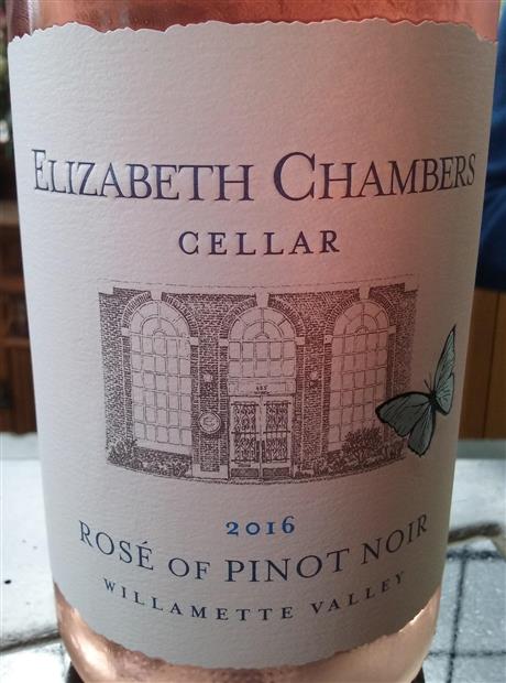 2016 Elizabeth Chambers Cellar Rosé of Pinot Noir, USA, Oregon ...