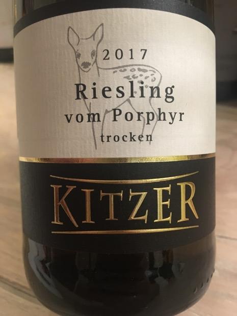 2020 Kitzer Riesling Vom Porphyr Trocken, Germany, Rheingau - CellarTracker