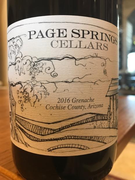 2022 Page Springs Cellars Grenache Arizona Stronghold, USA, Arizona ...