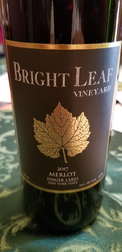 2018 Bright Leaf Vineyard Merlot, USA, New York - CellarTracker