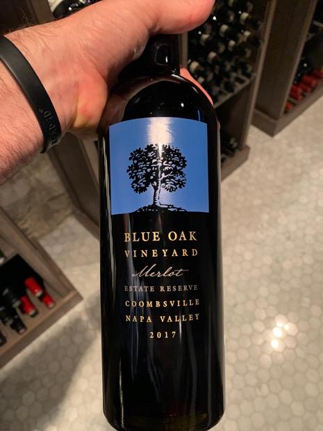 2017 Blue Oak Estate Vineyards Merlot, USA, California, Napa Valley ...