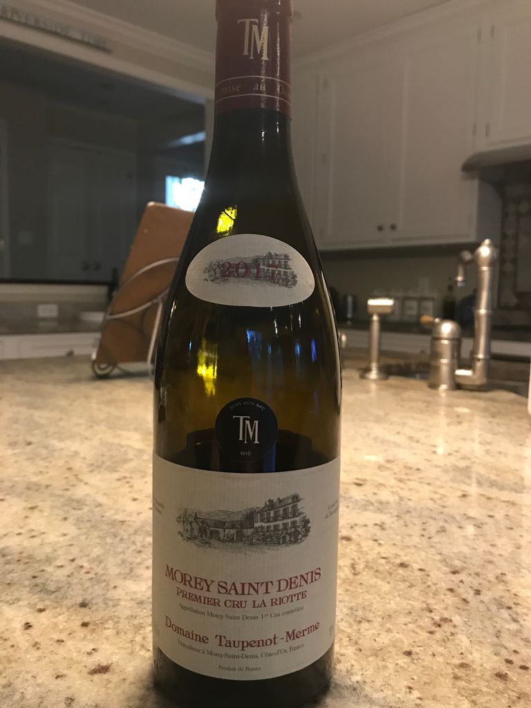2017 Domaine Taupenot-Merme Morey St. Denis 1er Cru La Riotte, France ...