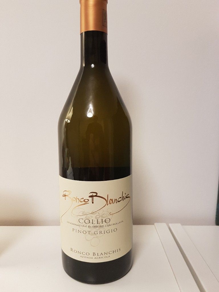 2020 Ronco Blanchis Collio Pinot Grigio, Italy, Friuli-Venezia Giulia ...