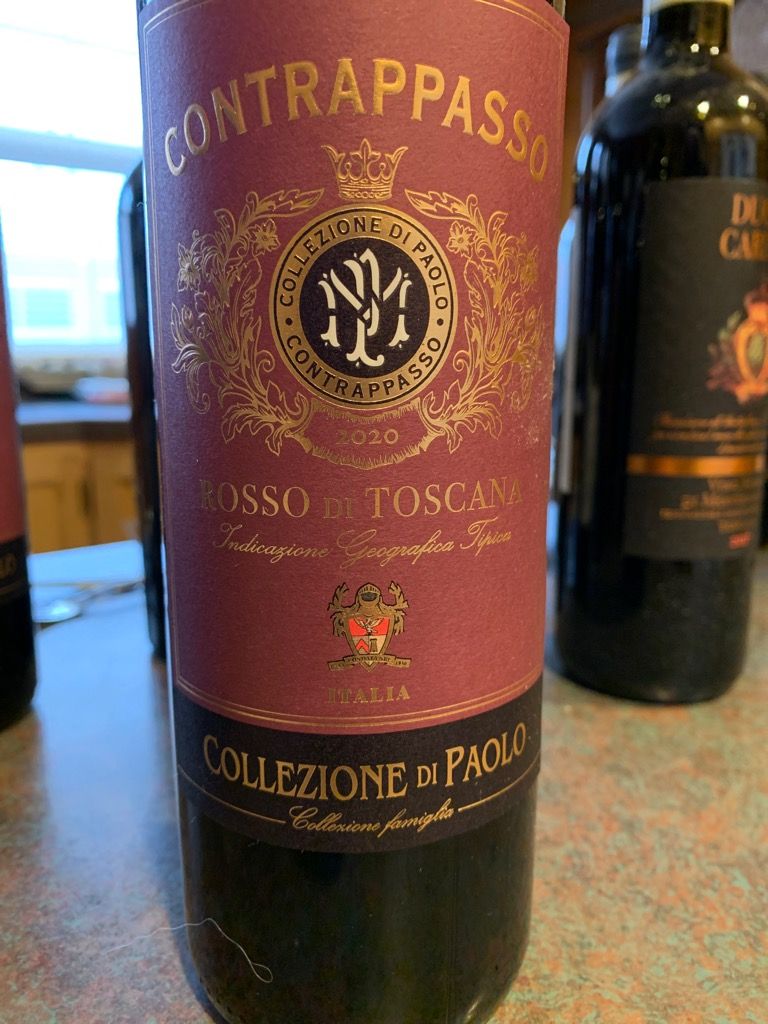 2019 Renzo Masi Contrappasso Rosso di Toscano con Governo, Italy ...