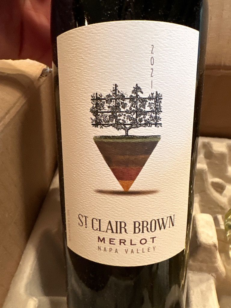 2022 St. Clair Brown Merlot, USA, California, Napa Valley - CellarTracker
