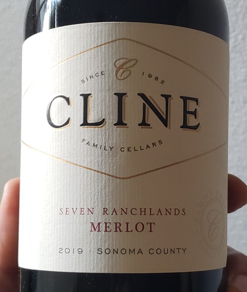 2020 Cline Cellars Merlot Seven Ranchlands, USA, California, Sonoma ...